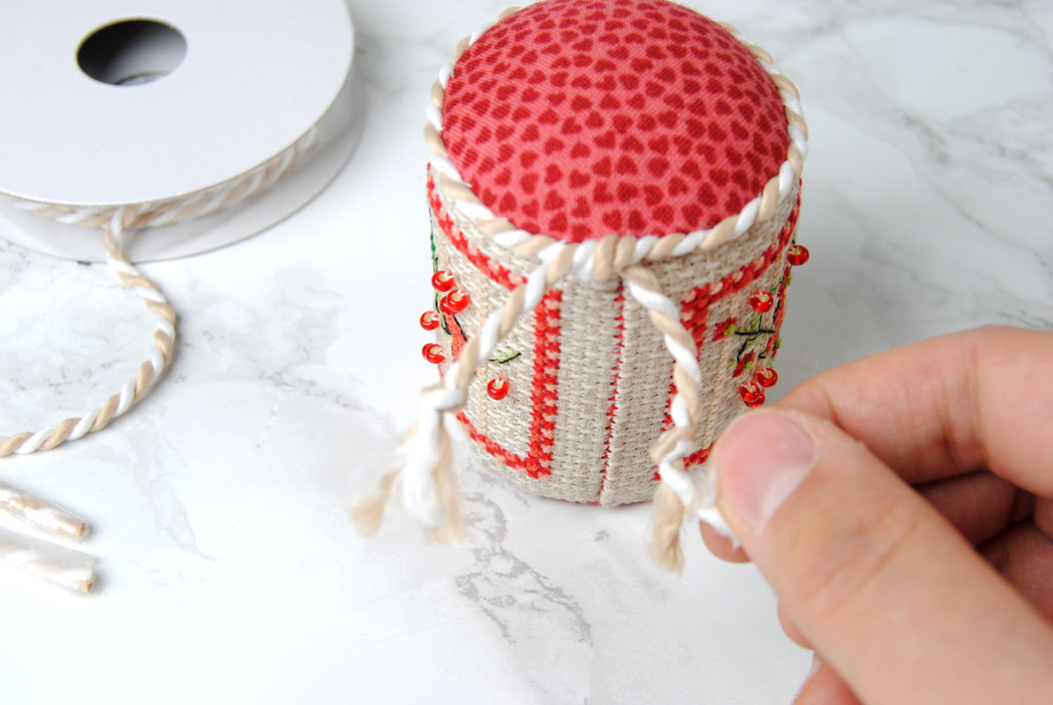 Pin Drum Cross Stitch Finishing Tutorial ⋆ Sirious Stitches Make your ...