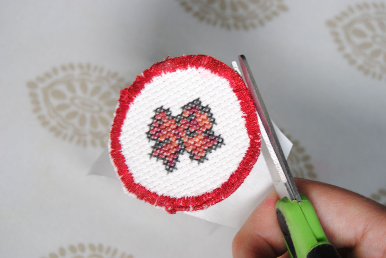 Making an Iron-On Patch out of Your Latest Cross Stitch Project ⋆ ...