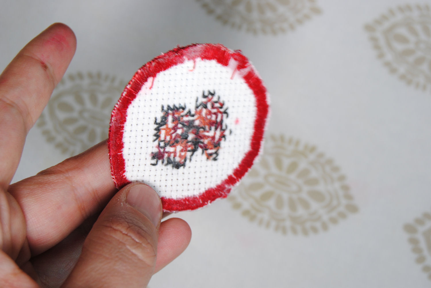 Making an Iron-On Patch out of Your Latest Cross Stitch Project ⋆ ...