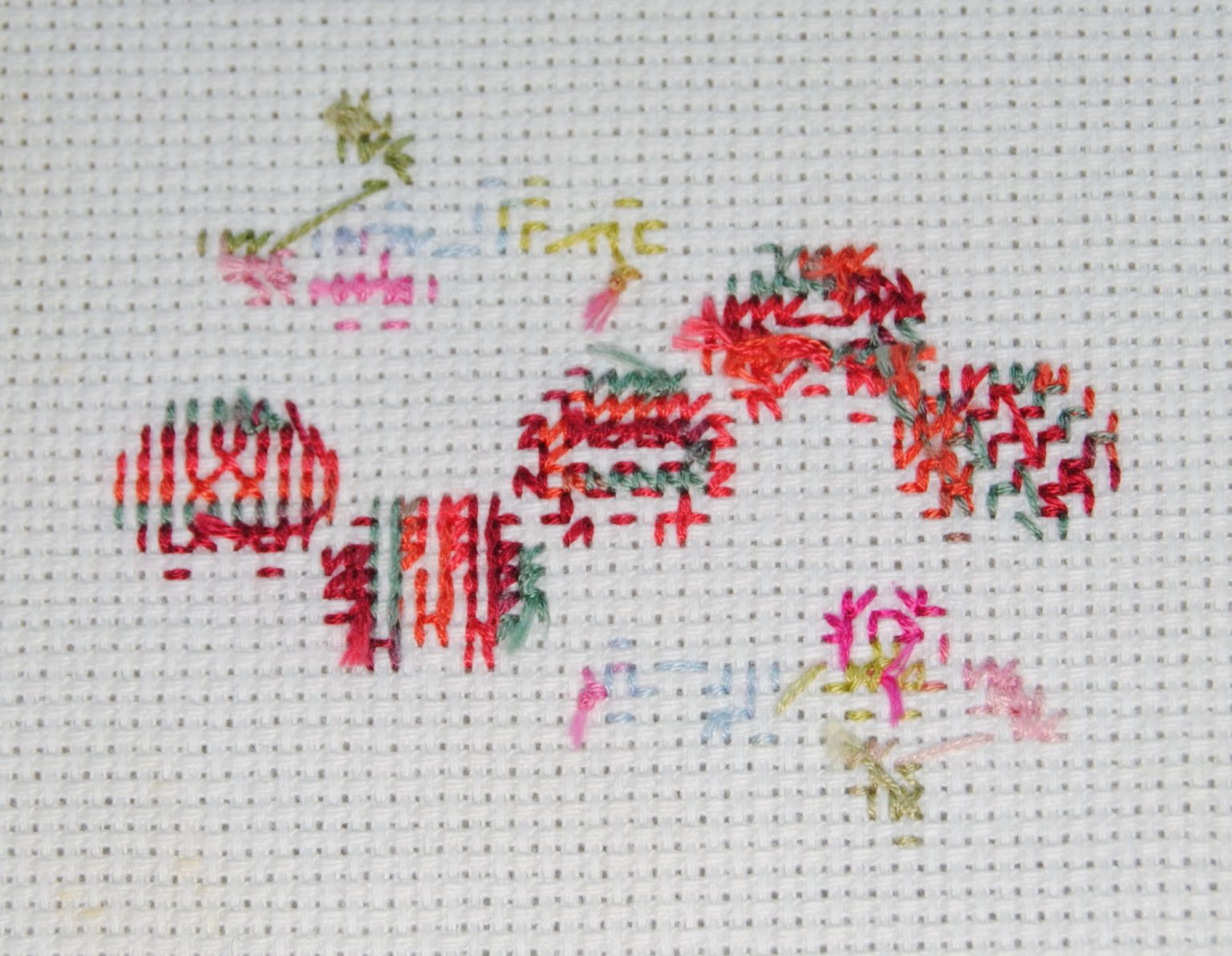 Variegated Thread - Tips for Cross Stitching with Multicolor Floss ⋆
