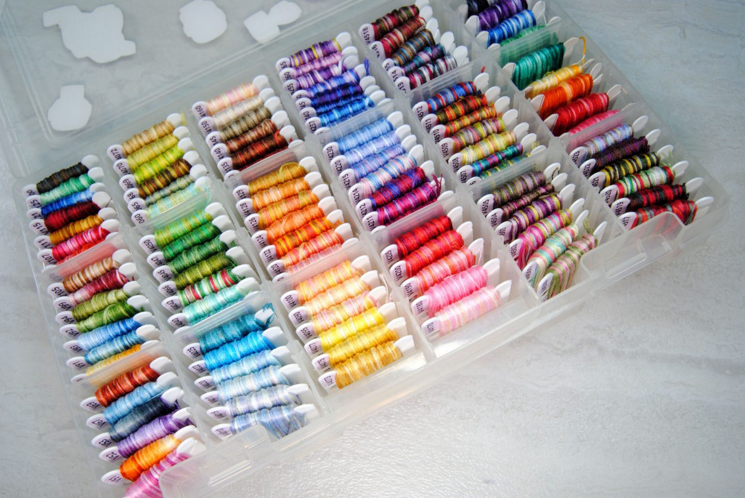 Variegated Thread - Tips for Cross Stitching with Multicolor Floss ⋆