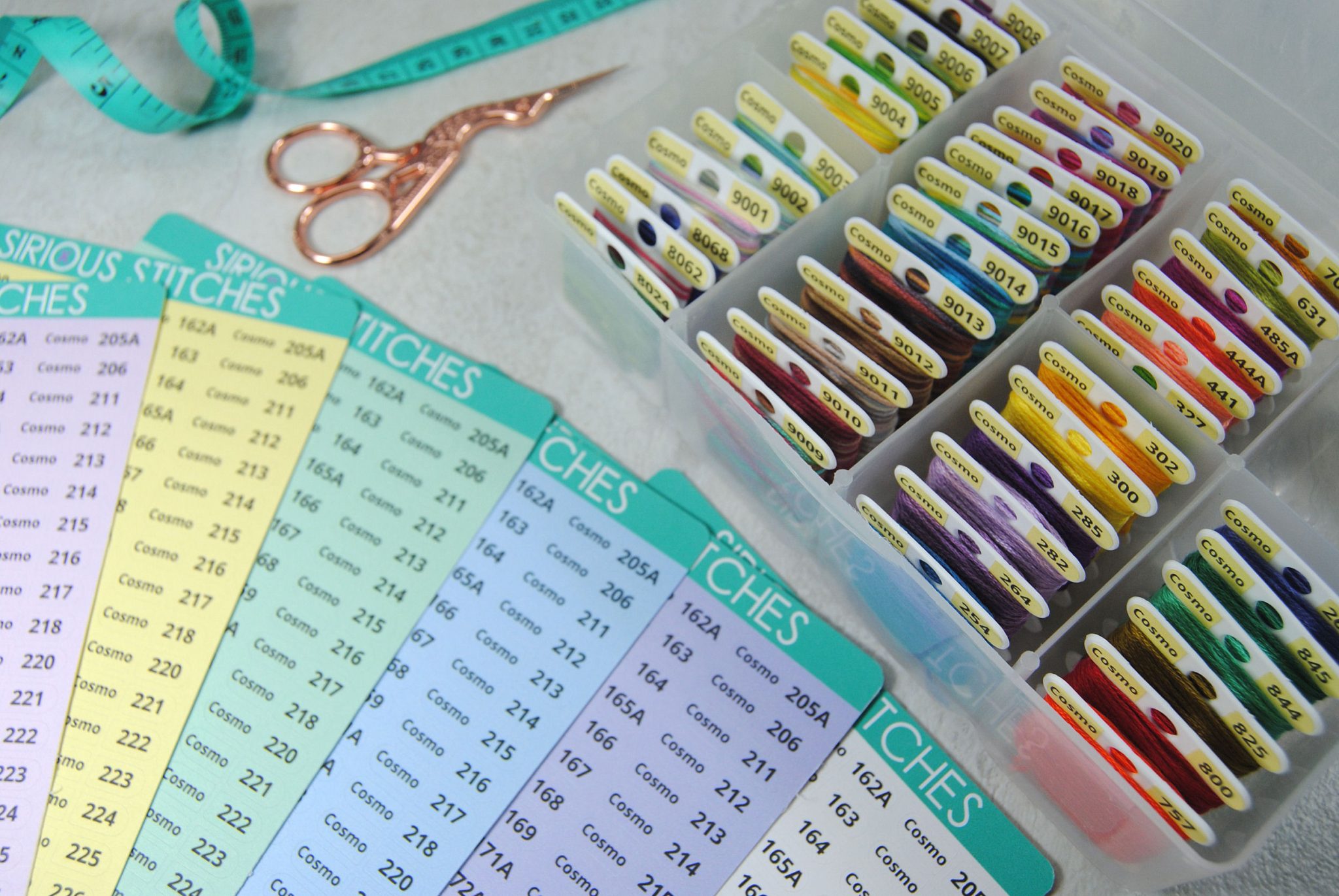 Cosmo Threads Cross Stitch Tools - Conversions, Checklists, PCStitch Files