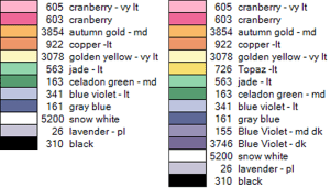 Color Swapping Cross Stitch Patterns : Conversion Tips ⋆ Sirious Stitches